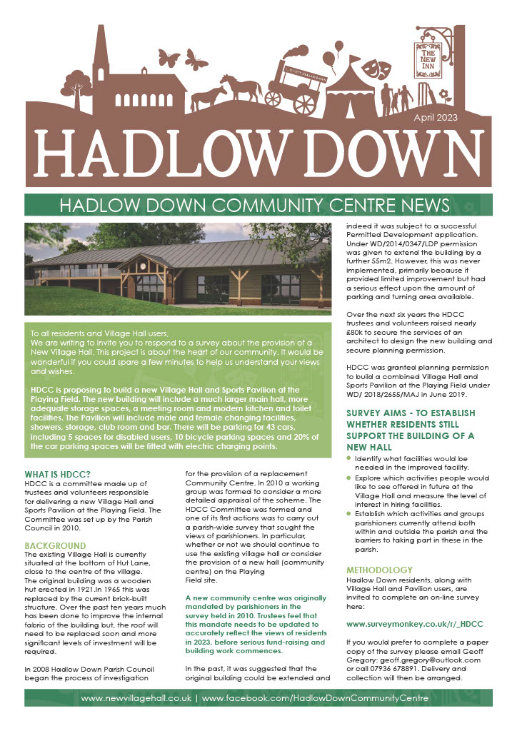 HDCC Survey and Q&A meeting – Hadlow Down