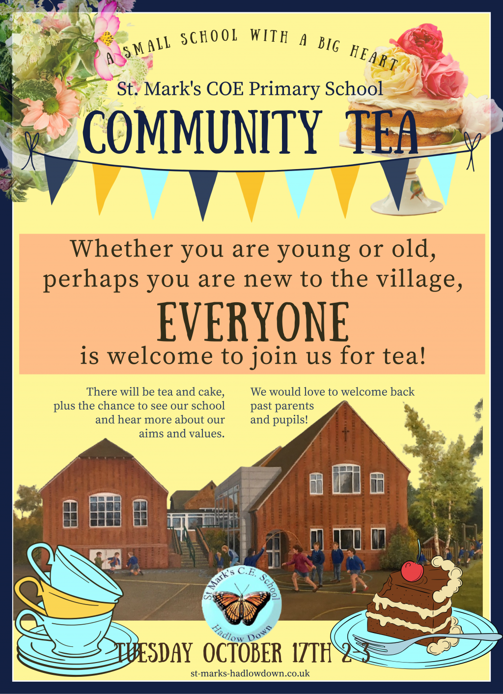 Community Tea at St.Mark’s School – Hadlow Down