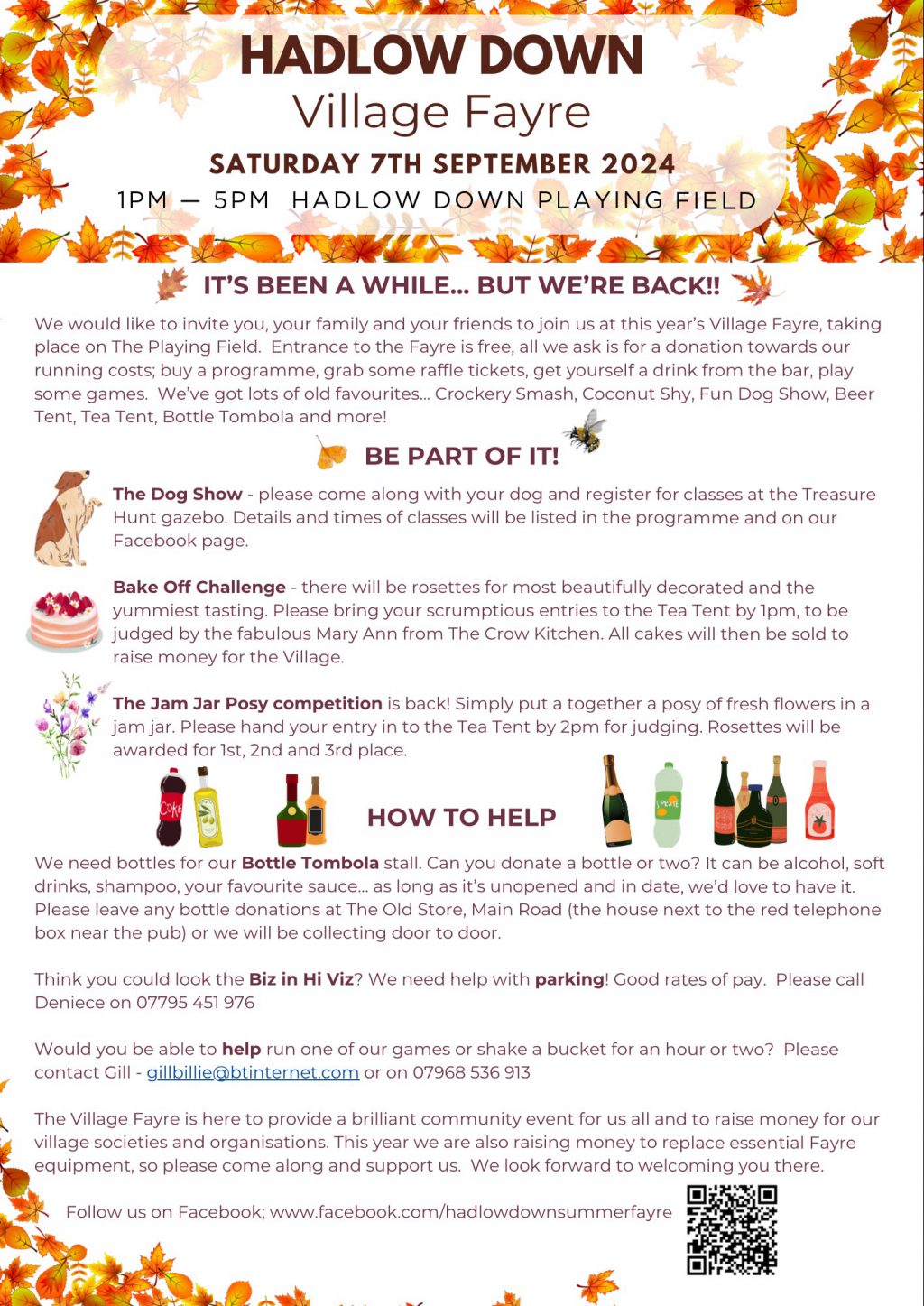 The Latest from the Village Fayre Team – Hadlow Down