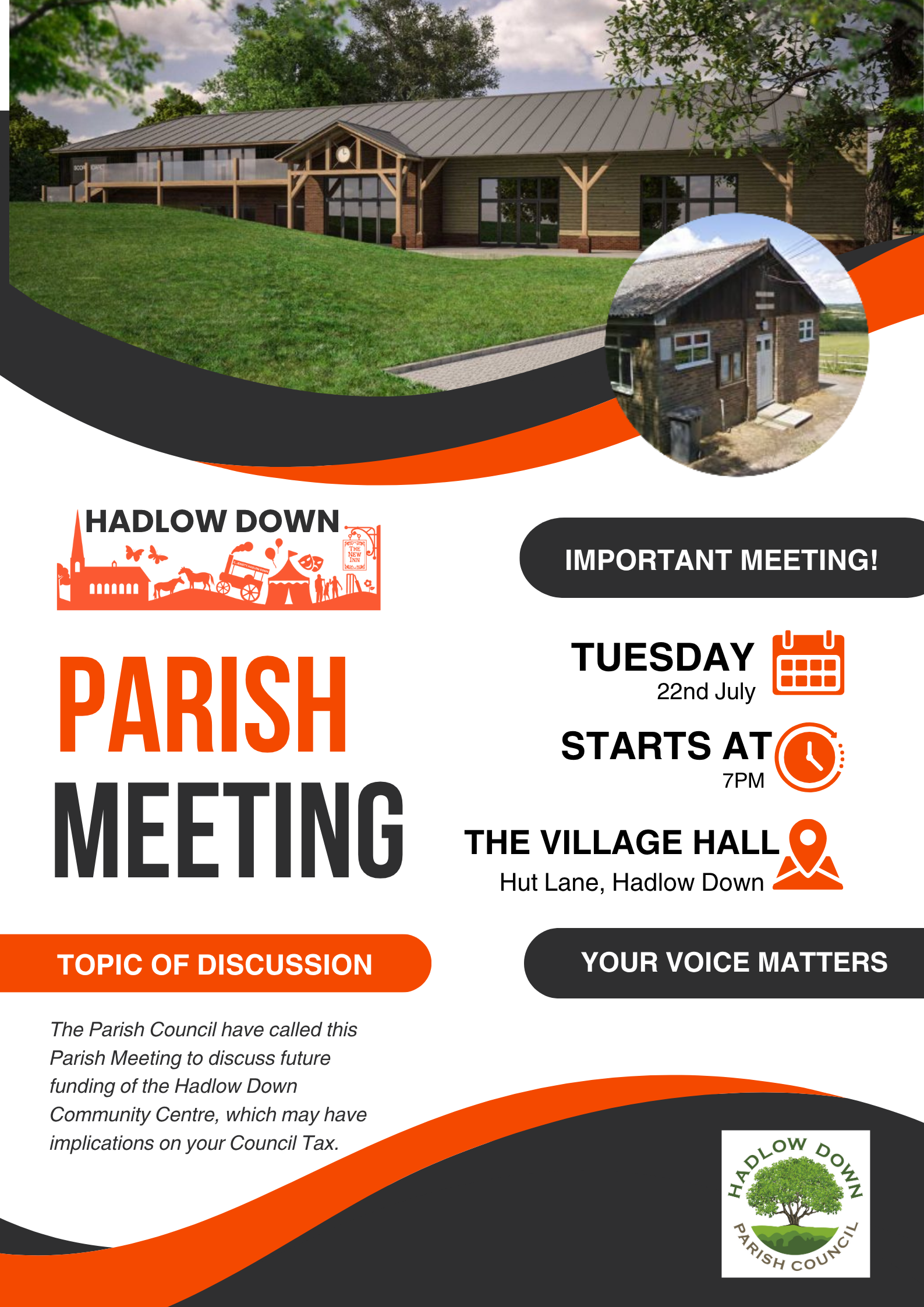 Parish Meeting – Tuesday 22nd July 2025 – Hadlow Down